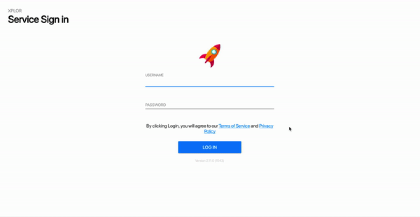 Playground App: Login